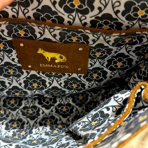 Emma Fox | Bags | Emma Fox Suede Leather Crossbody Bag Camel Brown ...